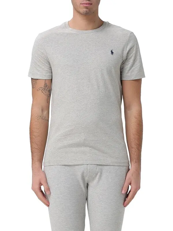 Polo Ralph Lauren Cotton T-shirt With Logo - Grey