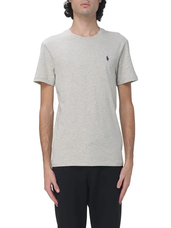 Polo Ralph Lauren Cotton T-shirt With Logo - Grey