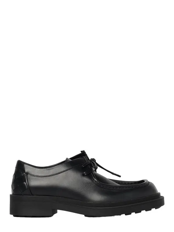 Bottega Veneta Leather Brogue Shoes - Black