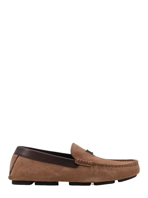 Dolce & Gabbana Suede Driver Loafers - Hazel