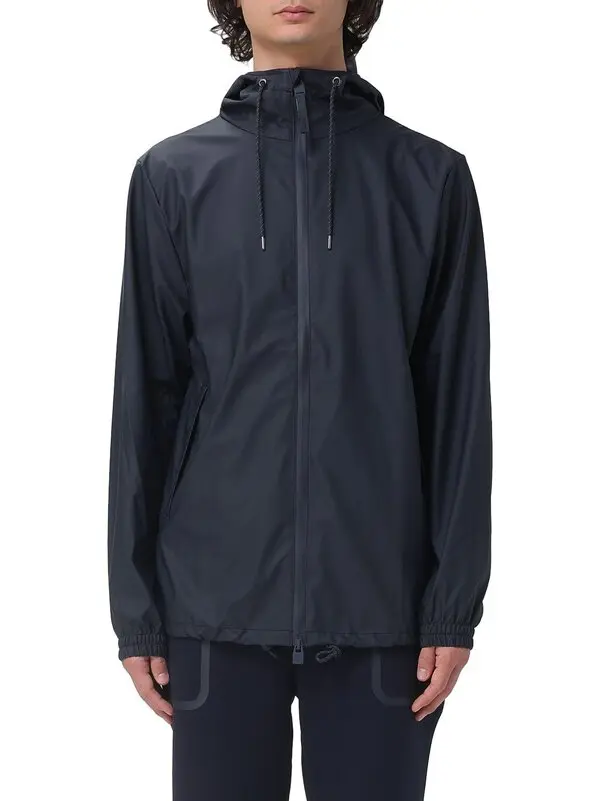 Rains Storm Breaker Raincoat In Technical Fabric - Blue