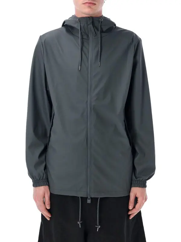 Rains Storm Breaker Raincoat In Technical Fabric - Grey