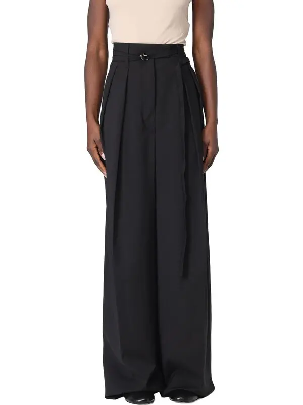 Sportmax Tailored Wide-leg Trousers - Black