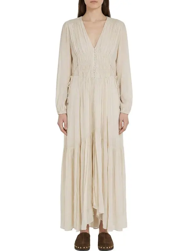 Isabel Marant Étoile Viscose Maxi Dress - Beige