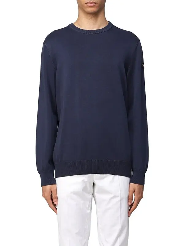 Paul & Shark Crew Neck Jumper - Blue