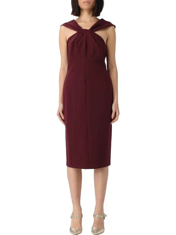 Ralph Lauren Twist Neck Dress - Violet