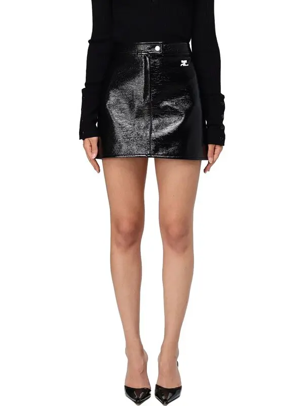COURREGES Mini Skirt - Black