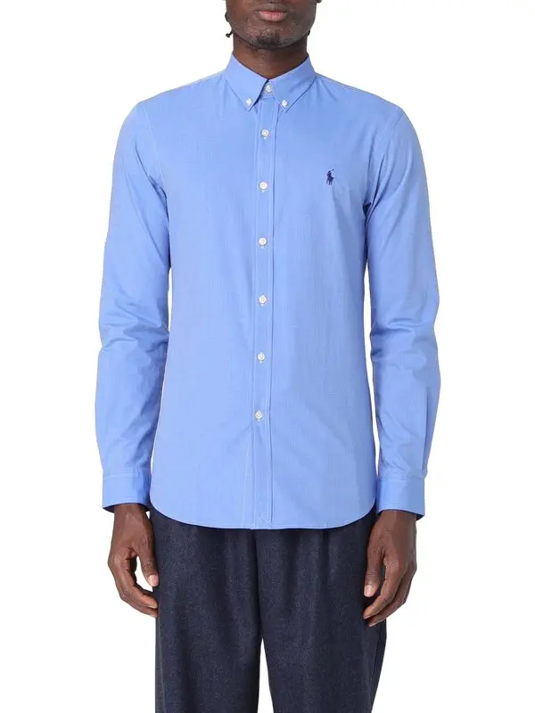 Polo Ralph Lauren Stretch Cotton Casual Shirt - Blue 1
