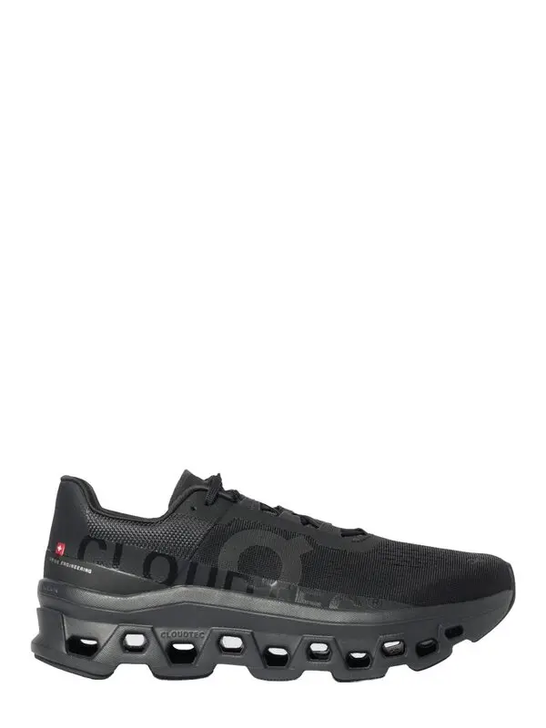 On Cloudmonster 1 Mesh Lace-up Sneakers - Black