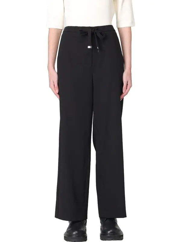 Max Mara Tailored Wide Leg Trousers - Black