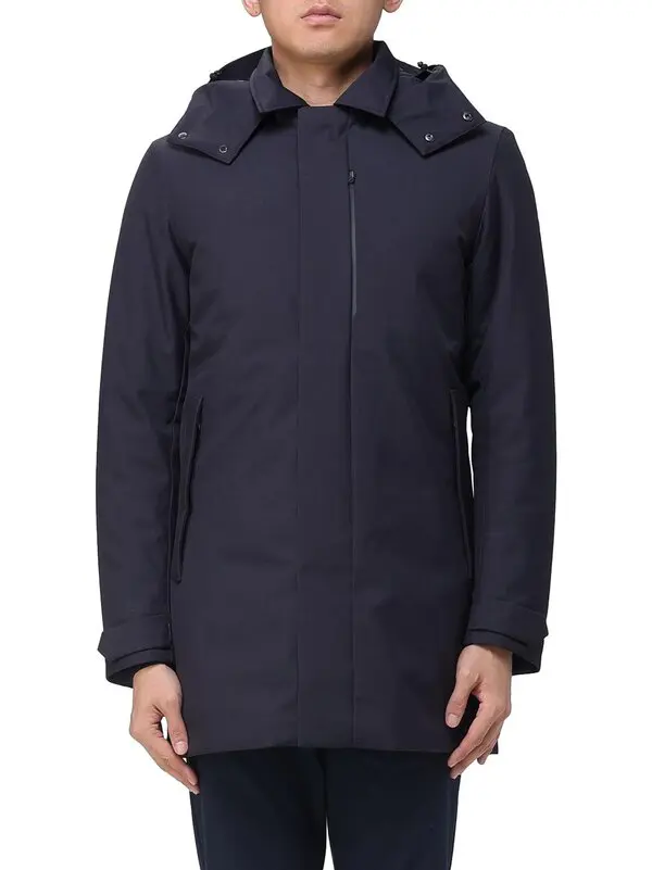 SAVE THE DUCK Zip-up Hooded Parka - Blue