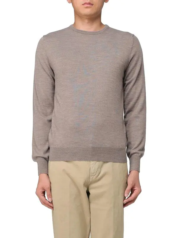 XC Zip-up Fine Knit Jumper - Beige