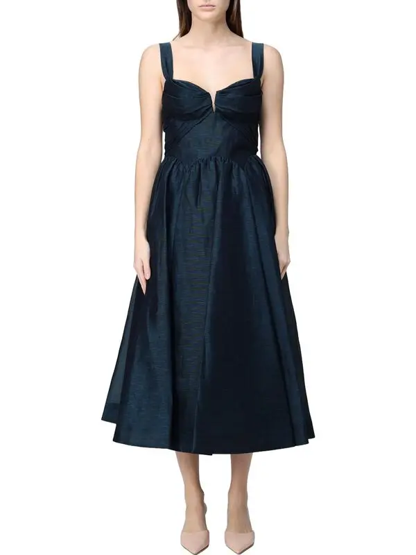 Zimmermann Flora" Floral Print Midi Dress - Multicolor