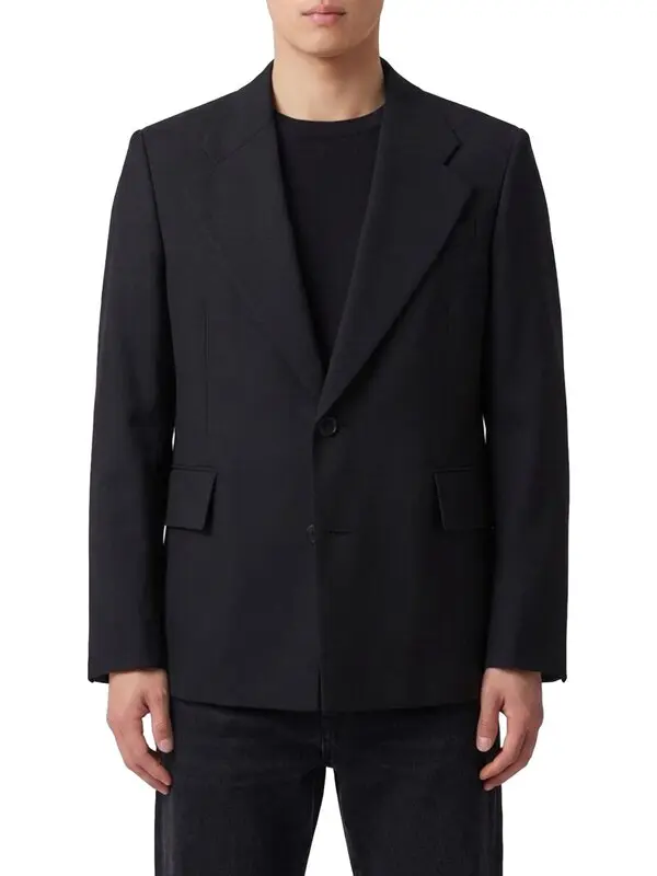 Séfr Wool Blend Single-breasted Blazer - Black
