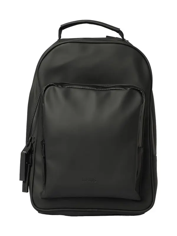 Rains Waterproof Pu Book Daypack - Black