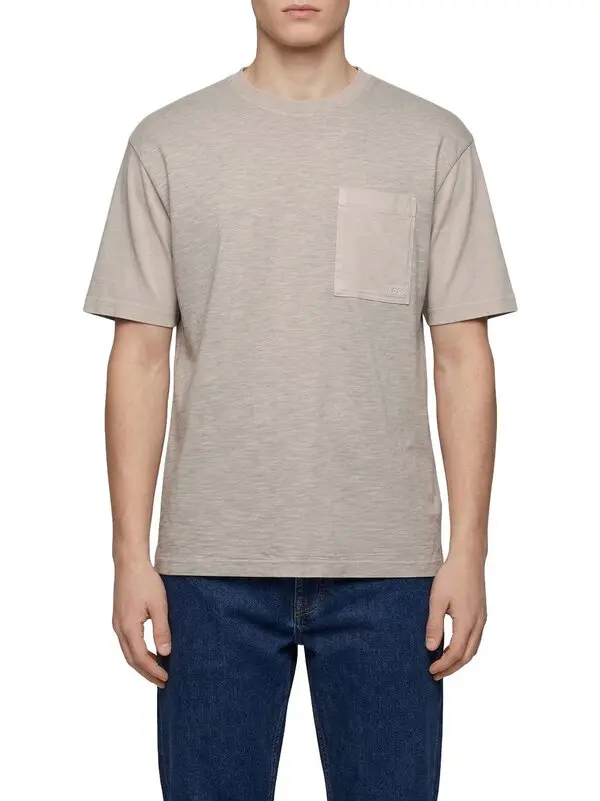 BOSS Basic Cotton T-shirt - Grey 1