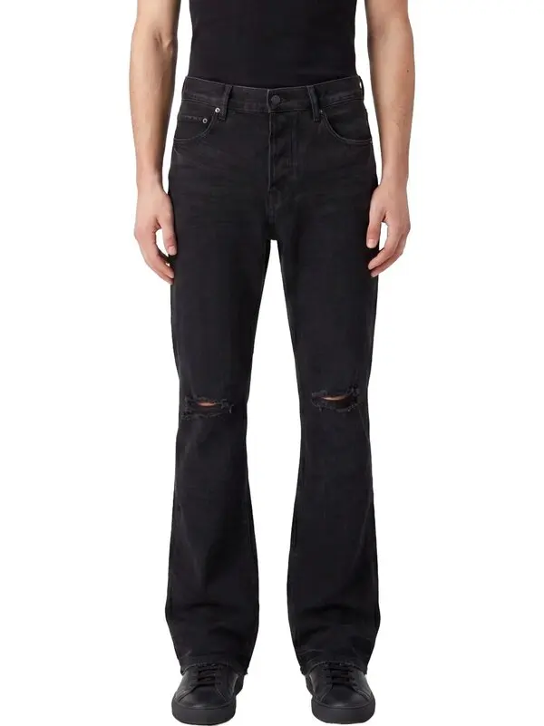 PURPLE BRAND P026 Straight-leg Cotton Denim Jeans - Black