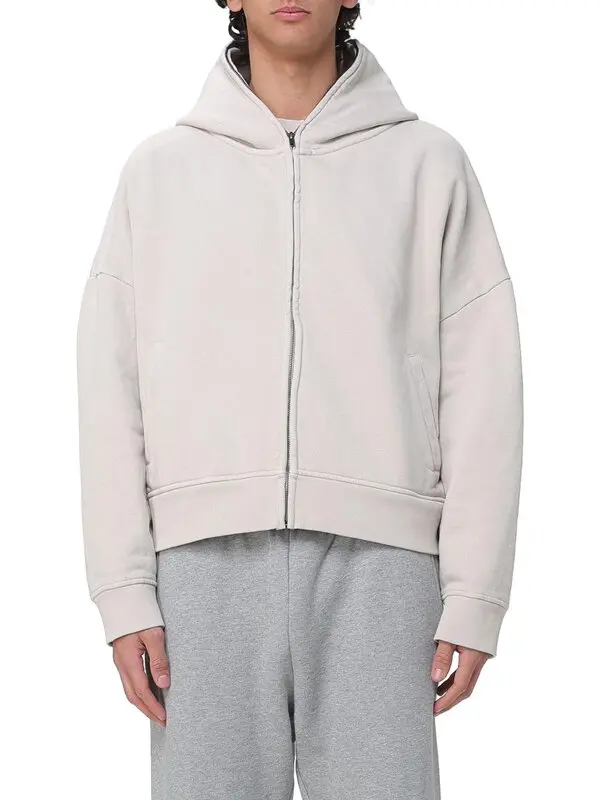ENTIRE STUDIOS Cotton Zip-up Hoodie - Beige