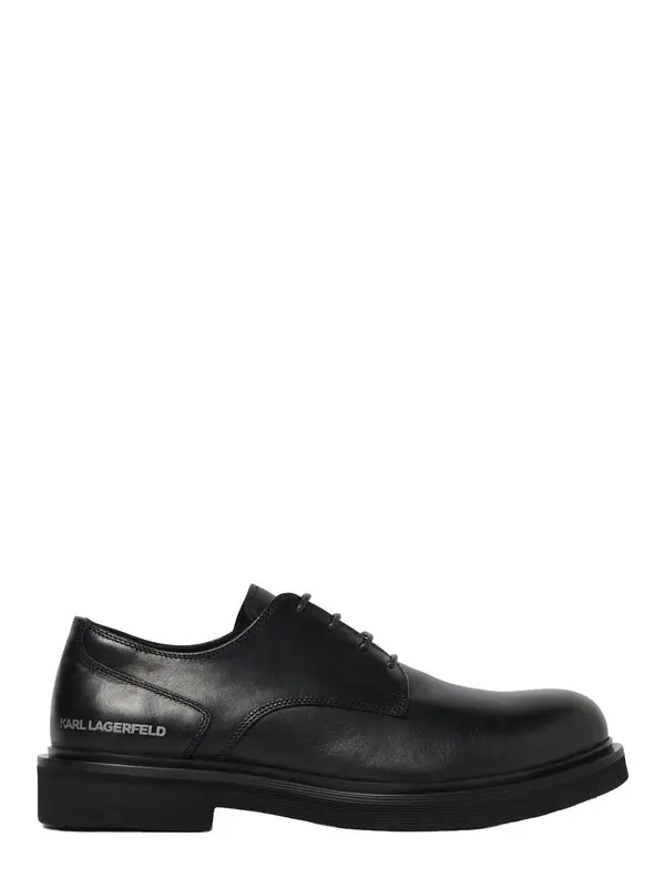 Karl Lagerfeld Leather Brogues - Black