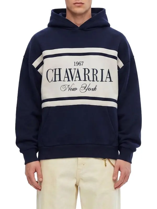 WILLY CHAVARRIA Logo Hoodie - Blue