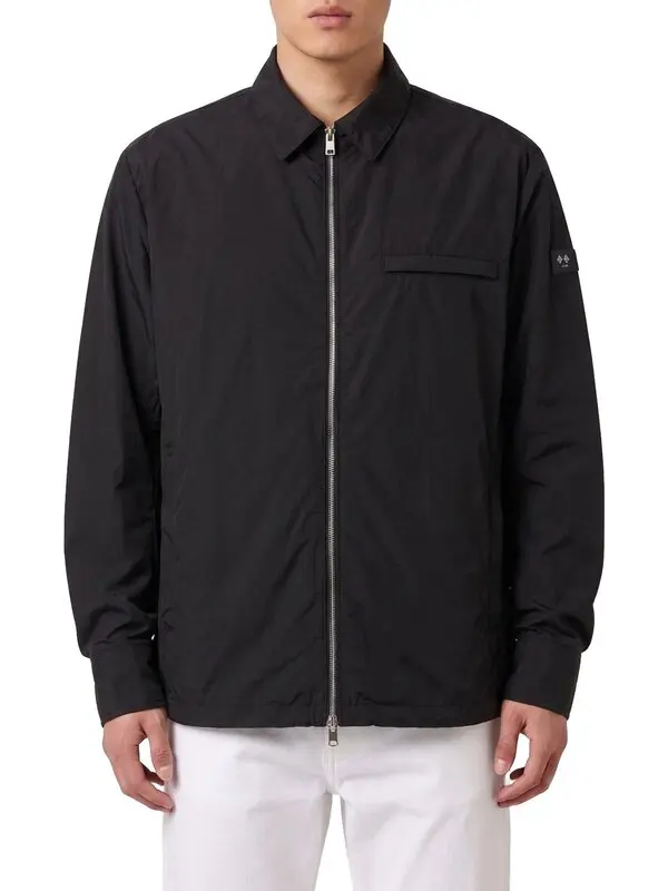 TATRAS Cotton Blend Shirt Jacket - Black