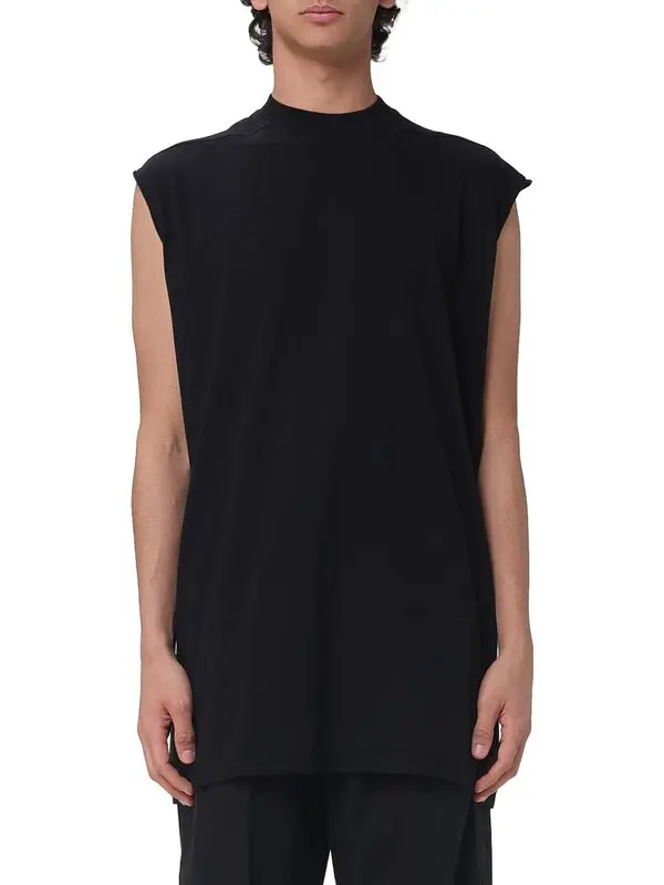Rick Owens Cotton Tank Top - Black