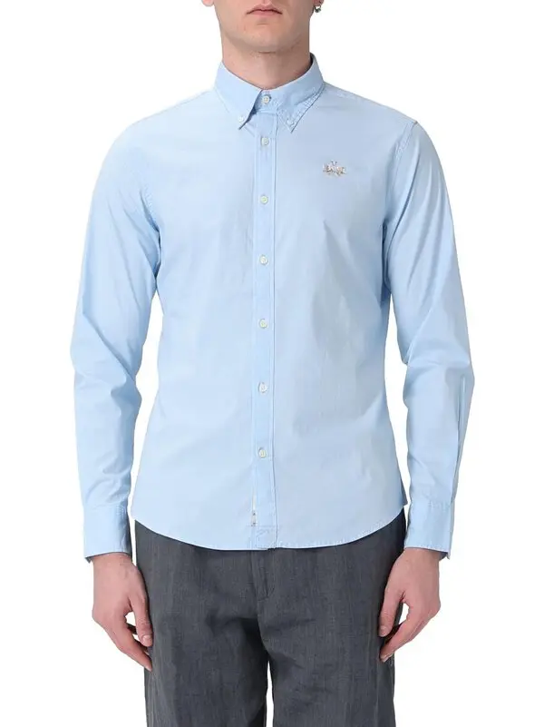 LA MARTINA Classic Cotton Shirt - Gnawed Blue