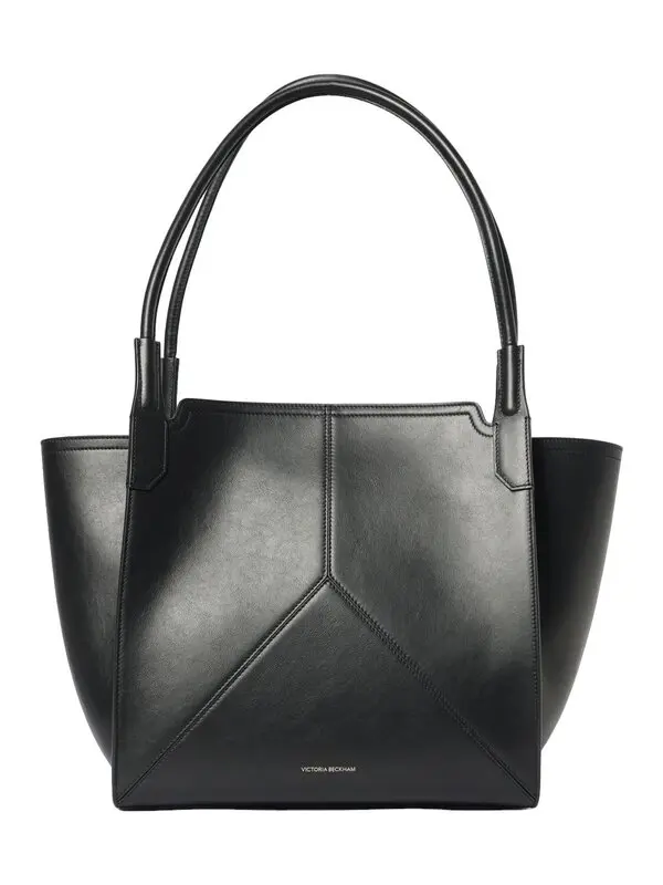 Victoria Beckham Smooth Calfskin Leather Tote Bag - Black