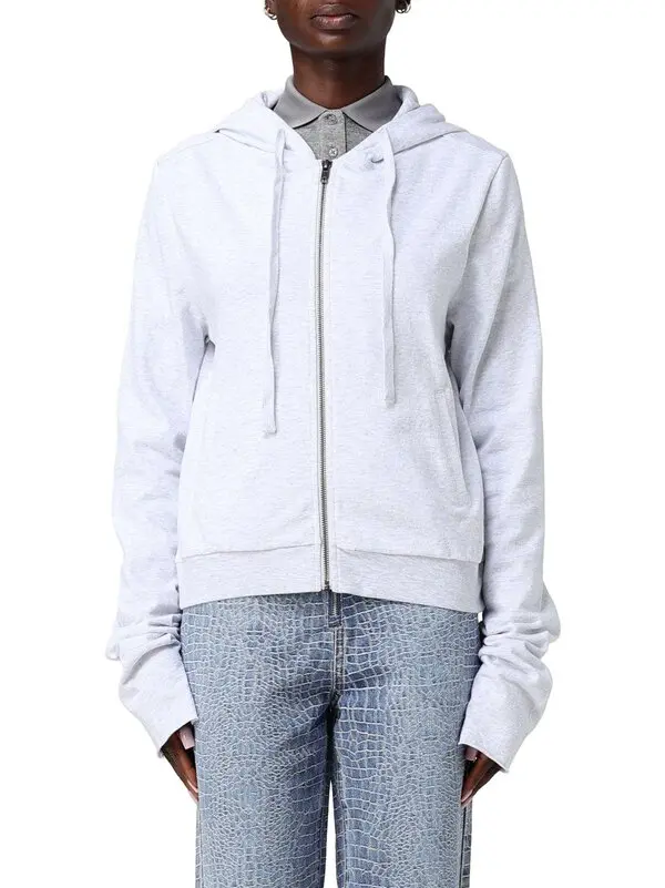 ENTIRE STUDIOS Cotton Zip-up Hoodie - Grey
