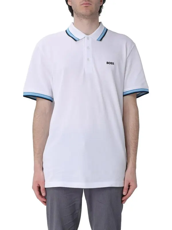 BOSS Basic Cotton Polo Shirt - Ivory
