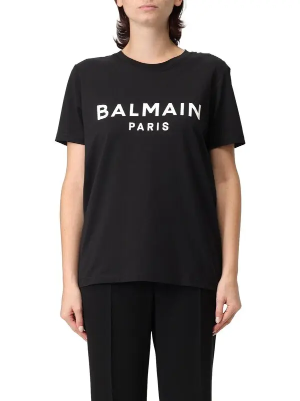 Balmain Logo T-shirt - Black