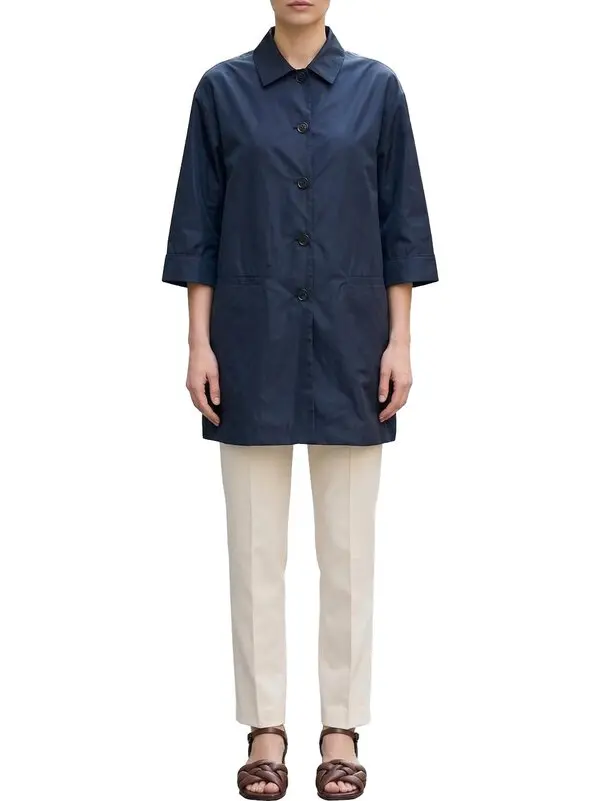 Aspesi Polyester Raincoat - Blue