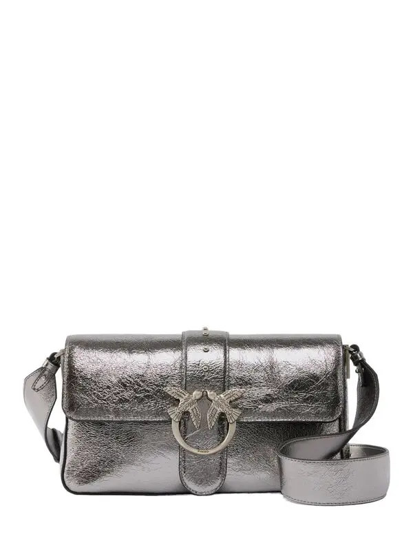 Pinko Love One Classic Crossbody Bag - Charcoal