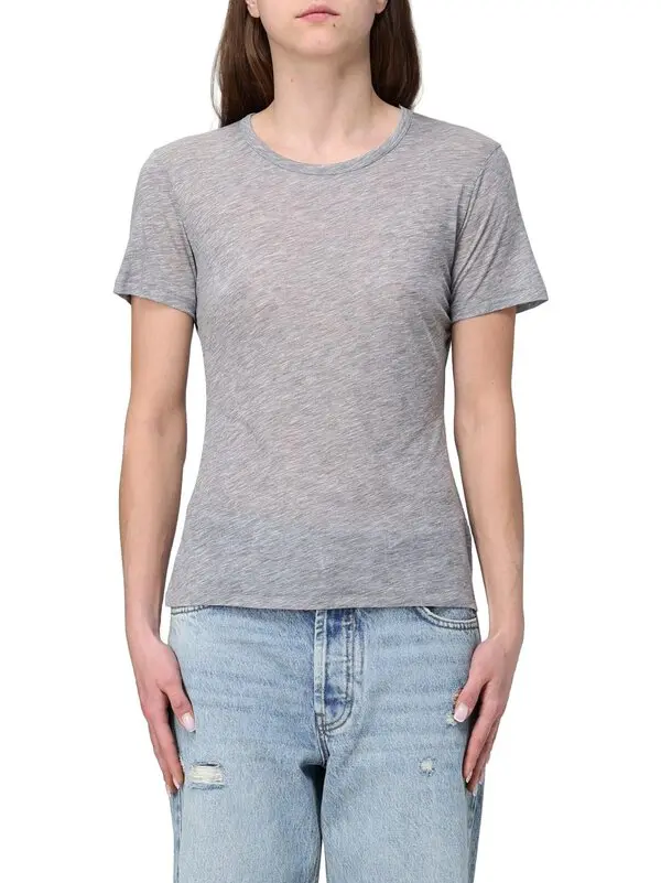 ANINE BING Sylvie Wool Blend T-shirt - Grey