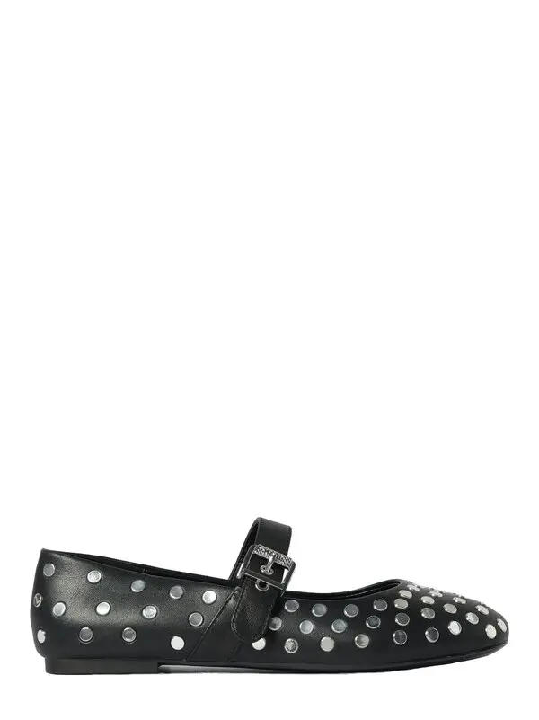 Karl Lagerfeld Embellished Ballet Flats - Silver