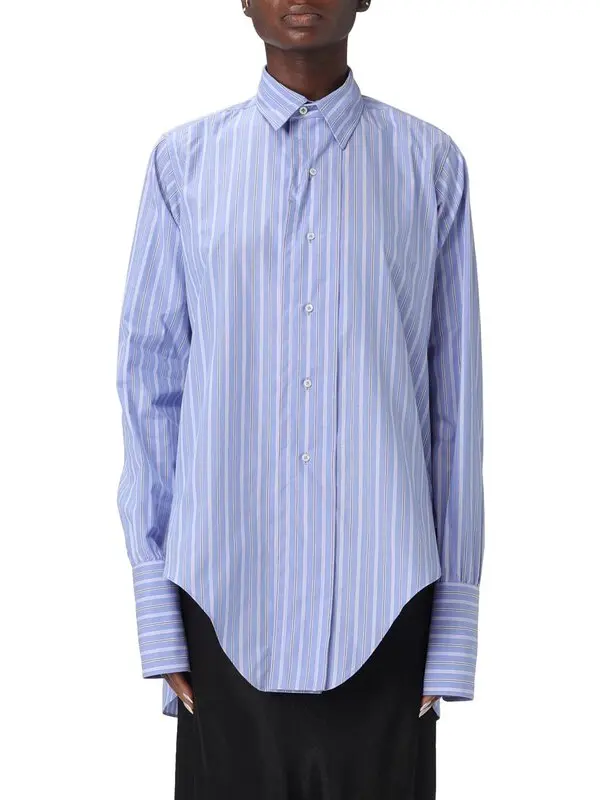 MAISON MARGIELA Striped Shirt - Blue