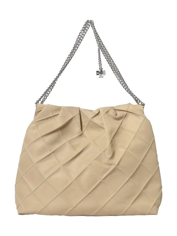 Tory Burch Fleming Quilted Nylon Bag - Beige