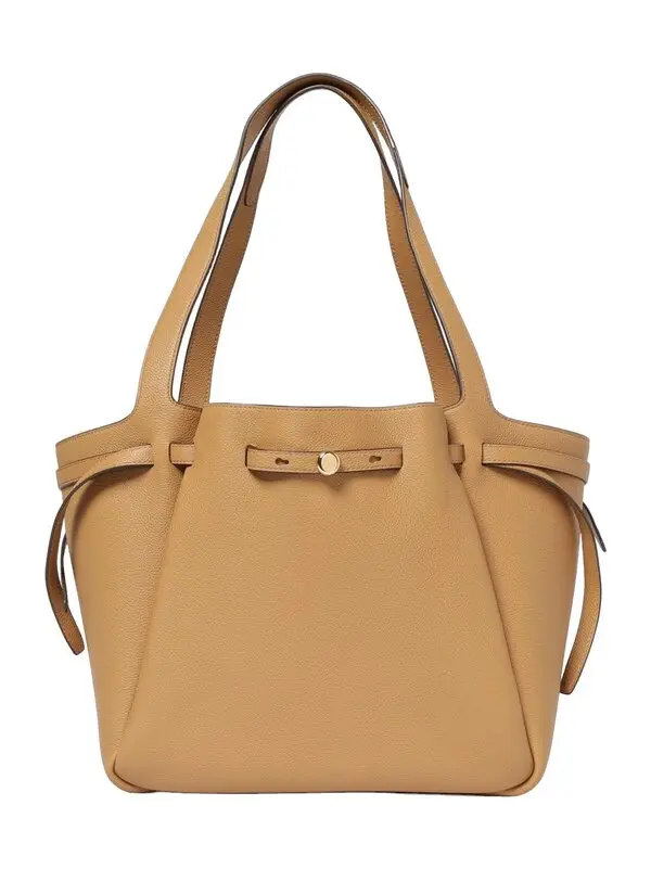Tory Burch Romy Grained Leather Shoulder Bag - Brown