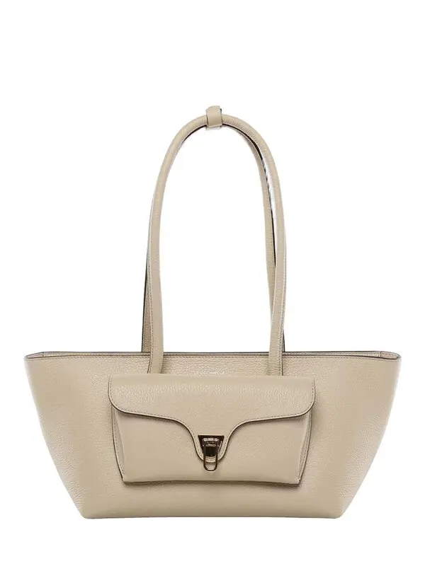 COCCINELLE Grained Leather Beat Double Bag - Mint
