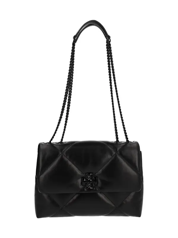 Tory Burch Kira Matelassé Shoulder Bag - Black