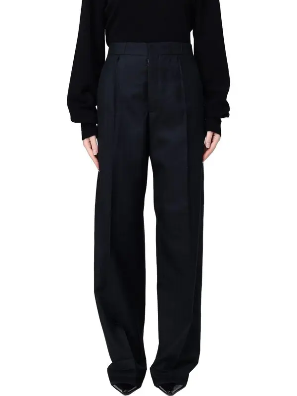 MAISON MARGIELA Tailored Wide-leg Trousers - Black