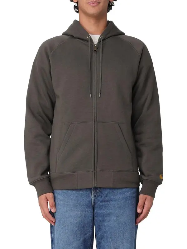 Carhartt Work In Progress Cotton Hoodie - Olive