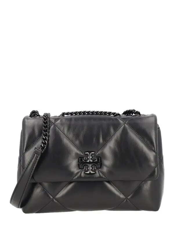 Tory Burch Kira Matelassé Shoulder Bag - Black