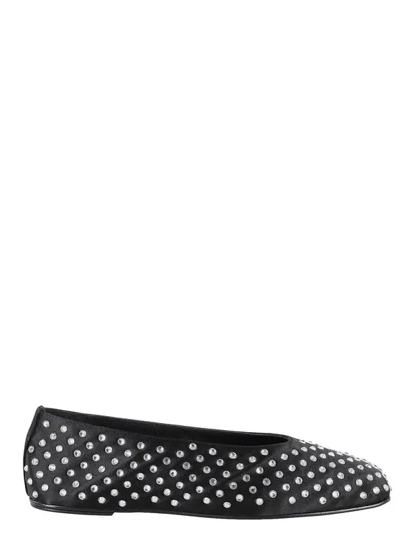 Magda Butrym Embellished Ballet Pumps - Black