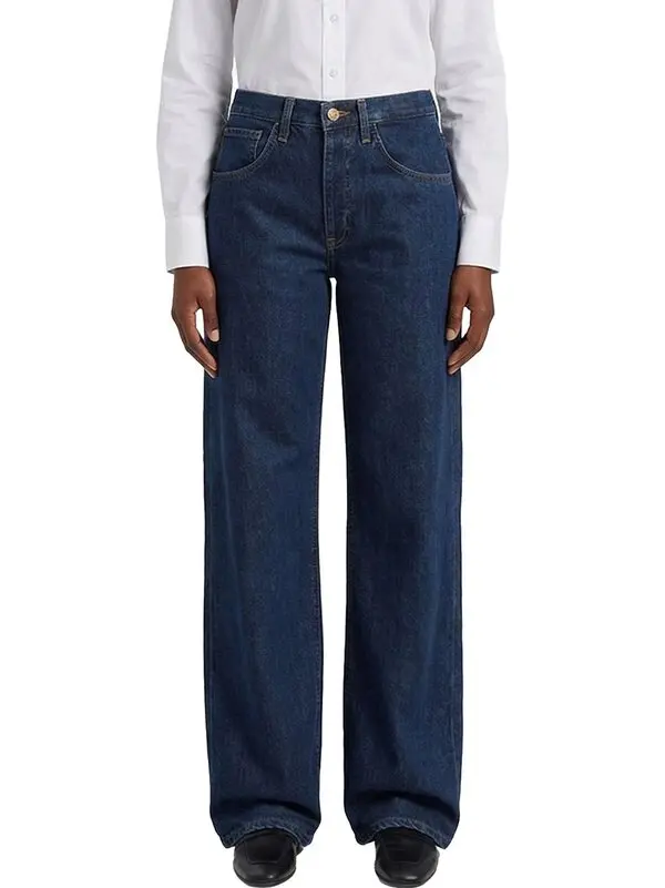 DONDUP Straight Leg Denim Jeans - Blue