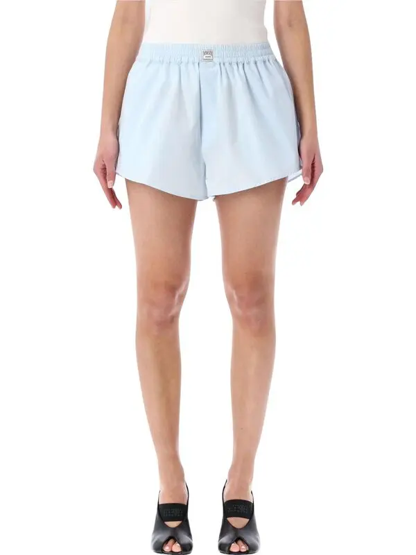 MAISON MARGIELA Cotton Boxer Shorts - Blue