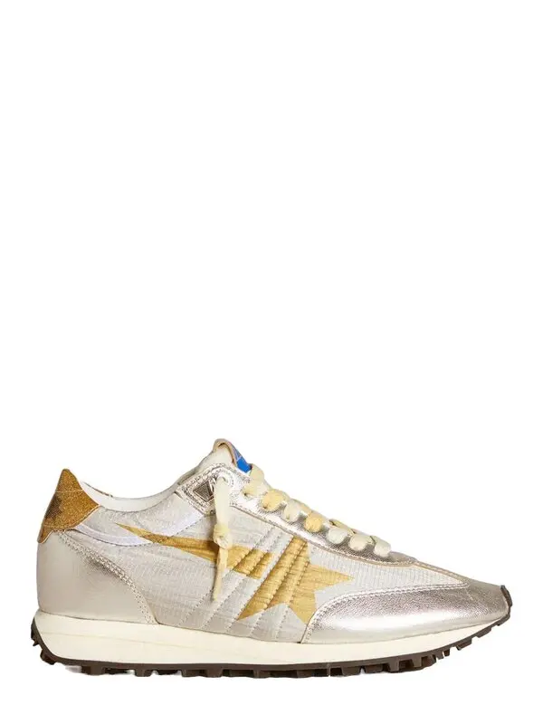 GOLDEN GOOSE Metallic Sneakers - Silver