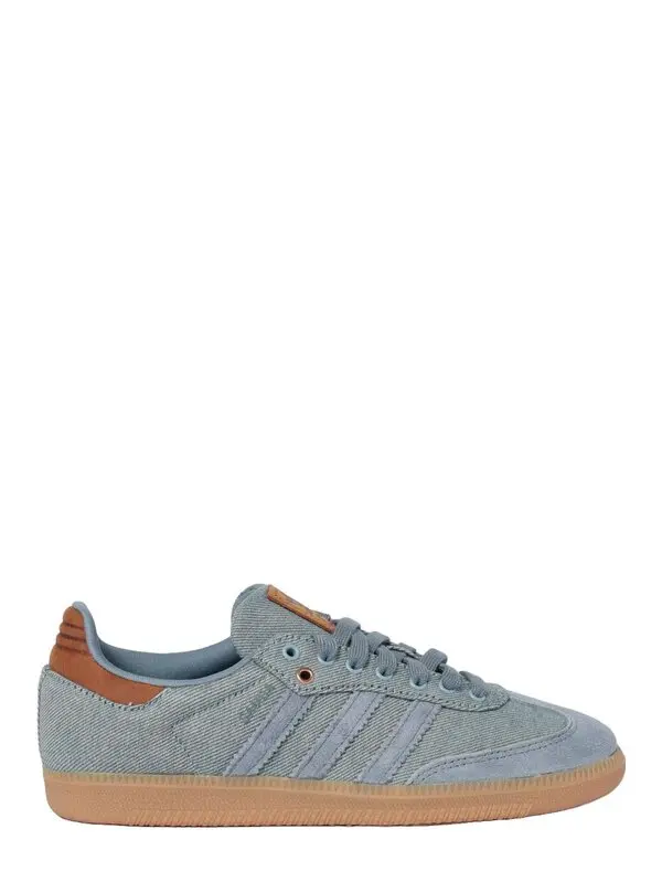 ADIDAS ORIGINALS Samba Og Cotton Denim Sneakers - Blue