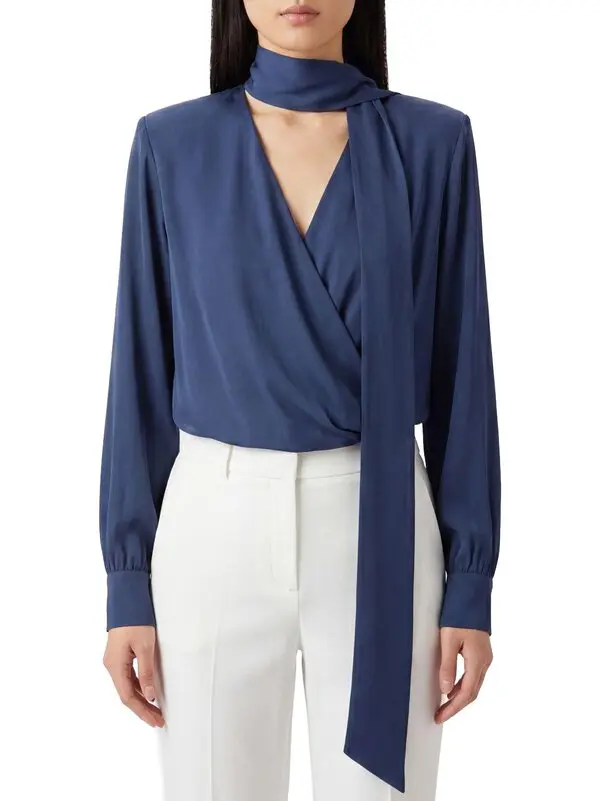 Federica Tosi Silk Blouse - Blue