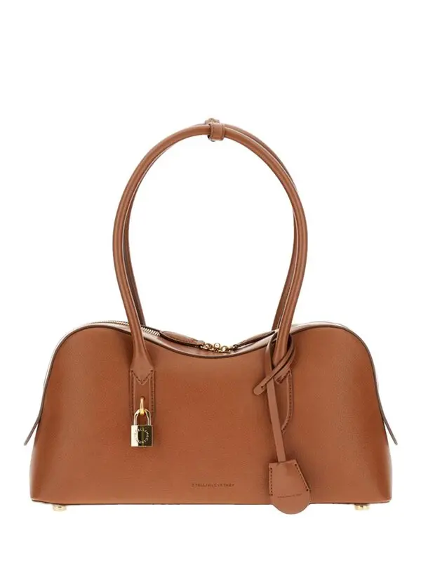 Stella McCartney Leather Shoulder Bag - Brown